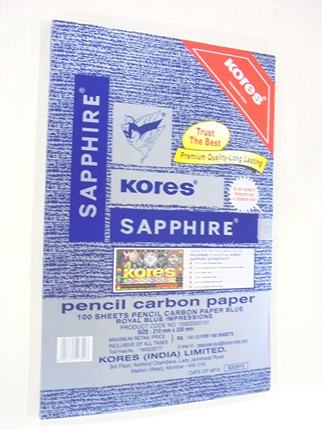 Buy Best Kores Carbon Paper Blue Colour | A-Z Office Suppliers